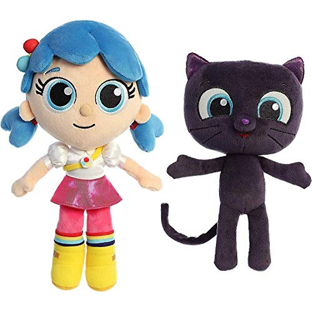 Aurora Plush True and The Rainbow Kingdom - Set of Two: 11 Inch True and 8.5 Inch Bartleby
