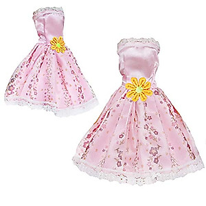 BJDBUS 6 Pcs Ball Mini Gown Dress for 11.5 inch Girl Doll Clothes Playset