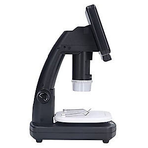 LCD Digital Microscope, 5.0-inch LCD Digital Microscope, 1080P 1500x Magnification Video Microscope Camera with 5MP Image Sensor, PC View WindowsMac OS Compatible 100-240V (US