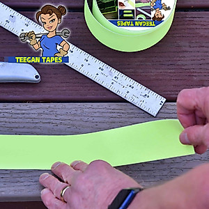 Anti Slip Tape | Glow in The Dark | Non-Slip Safety Friction Tape | Waterproof Outdoor | Home, Commercial & Industrial Use, Stair Tread, Ladders | Clear Grip Tape | 2 in x 30 Ft