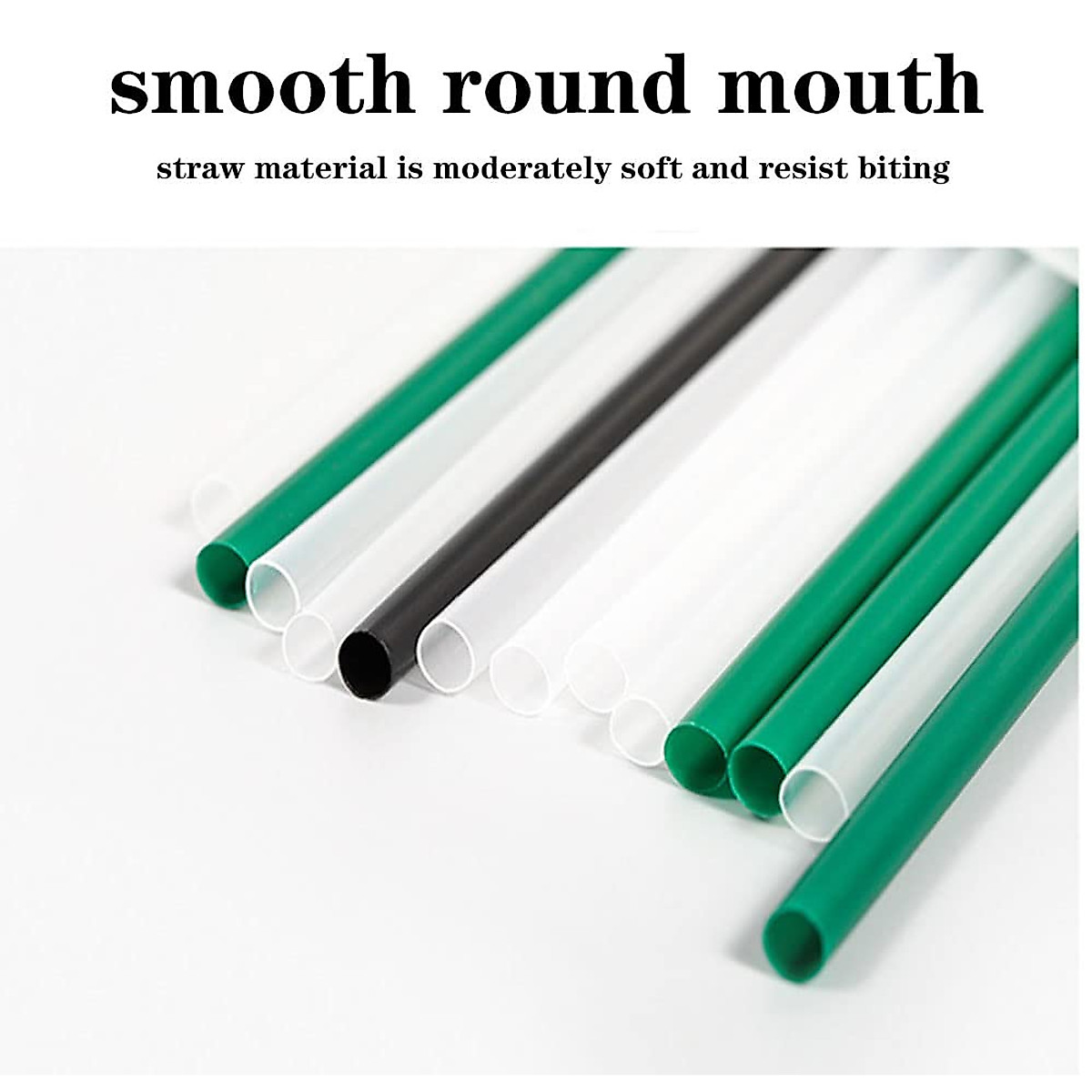 200 Pcs Disposable Straws Individually Wrapped Disposable Plastic Drinking Straws 7.5" Long Standard Size Assorted Colors Straws for Wedding Supplies, Party Favors