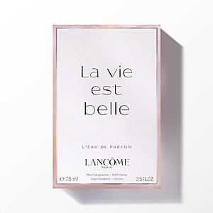 Lancôme La Vie Est Belle Eau de Parfum - Long Lasting Fragrance with Notes of Iris, Earthy Patchouli, Warm Vanilla & Spun Sugar - Floral & Sweet Women's Perfume, 2.5 Fl Oz