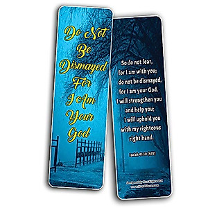 Stand Strong in Uncertain Times Bible Bookmarks (60-Pack) - Perfect Giftaway for Sunday School and Ministries