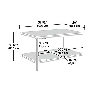 Sauder North Avenue Coffee Table, Charter Oak finish, L: 31.50" x W: 20.00" x H: 16.54"