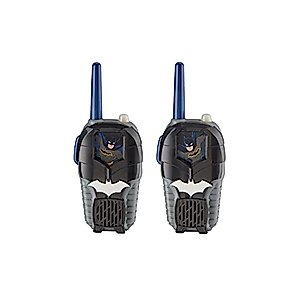 Batman Toy Walkie Talkies for Kids, Static Free Indoor and Outdoor Toys for Boys with Light Up Graphics Designed for Fans of Batman Toys