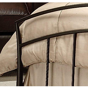 Hillsdale Furniture Vancouver Bed Set with with Rails, Full, Antique Brown