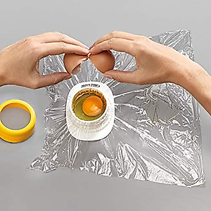 Joseph Joseph Poach-Pro Egg Poacher Mess-Free Tool, 2-pack,Yellow