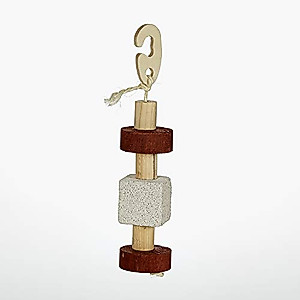 Kaytee Natural Lava & Wood Hanging Toy