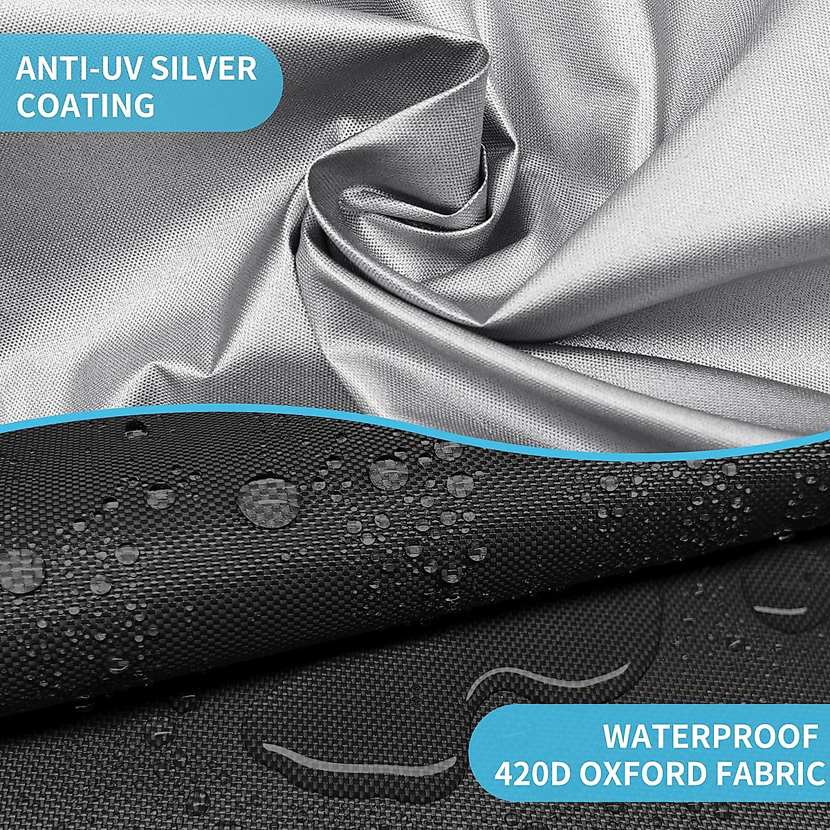 MUTUSHI Patio Cooler Bar Table Cover Outdoor Patio Round Beer Cooler Table Cover Waterproof Barrel Cool Bar Table Cover 21" D X 23" H Black