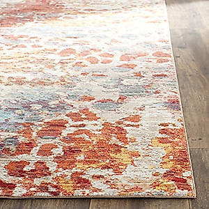 SAFAVIEH Valencia Collection Accent Rug - 3' x 5', Multi, Boho Chic Distressed Design, Non-Shedding & Easy Care, Ideal for High Traffic Areas in Entryway, Living Room, Bedroom (VAL218K)