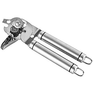 Stainless Steel Manual Can Opener, Dishwasher Safe, Manually Operated Can Opener