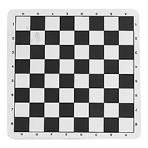 01 International Standard Chess Competition King, Compact Shape Quality Rubber International Standard Chess Set Portable with Chessboard for Kids for People