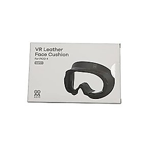AMVR Face Cover for Pico 4/Pico 4 Ultra, Resilient Vent Leather Face Pad Replacement Soft Facial Cushion Interface Bracket Set Washable Lightproof Comfortable VR Accessories（Black, 3-in-1）