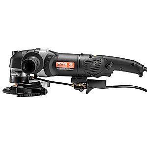 VEVOR Wet Polisher 800W, 4" Concrete Grinder with 6 Variable Speed and 7 Polishing Kits, Wet Grinder Machine for Marble, Granite, Stone, Rock, Tile, Equipped with a GFCI Switch, (700-3000 RPM)