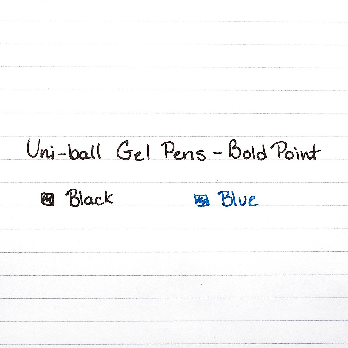 Uni-Ball Signo 207 Retractable Gel Ink Rollerball Pens, Bold Point 1.0mm, Pack of 6 (Black)