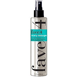 fave4 hair Dearly Detangled Leave In Conditioner & Detangler Spray, Silicone Free, 7.2 fl oz