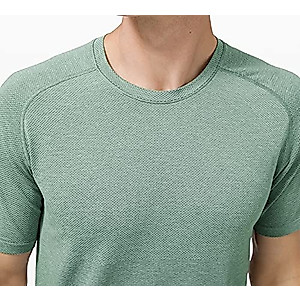 Lululemon Athletica Lululemon Mens Metal Vent Tech Short Sleeve Shirt (Sea Water/Tidewater Teal, L)