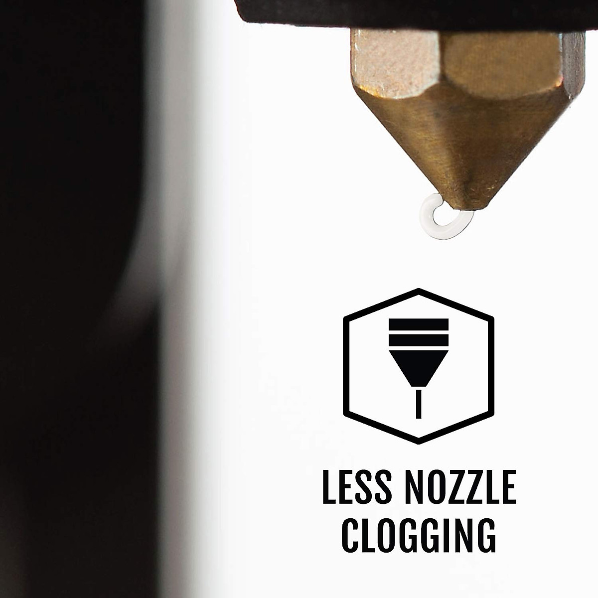 HATCHBOX PETG 3D Printer Filament, Dimensional Accuracy +/- 0.03 mm, 1 kg Spool, 1.75 mm, White