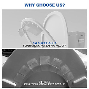 5 Pack Pee Guard for Toilet Seat, Potty Training Toilet Pee Splash Guard for Kids and Adults, Transparent Pee Guards, Upgrad Super Stickiness