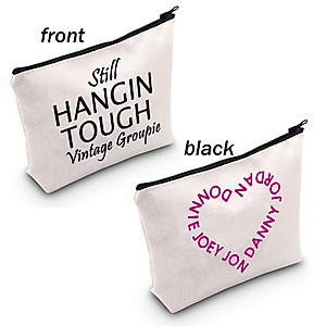TSOTMO Music Lover Gift Concert Souvenir Gift Boy Band Group Gift Still Hangin Tough Vintage Groupie Inspired By Band Cosmetic Bag For Fans(Groupie)