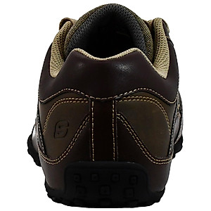 Skechers USA Men's Citywalk Malton Oxford Sneaker,Brown,12 M US