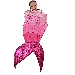 Personalization Universe Mermaid Tail Personalized Blanket