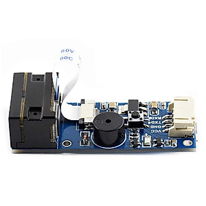 Barcode Scanner Module, 1D/2D Codes Reader Decode Barcode, QR Code etc Onboard Micro USB and UART Interface Plug into a Computer Directly or Other Device Onboard Light Source can Work in The Dark