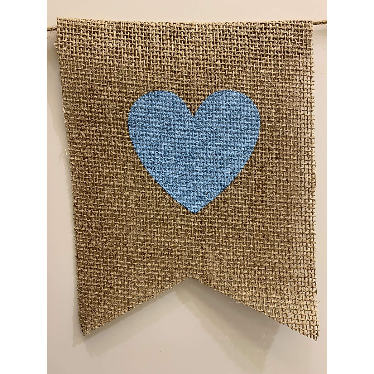 Rustic Burlap Twice Blessed Banner,Twins Baby Shower Gender Reveal Party Supplies and Decorations,Pregnancy Photo Prop,Twin Boys Girls Bunting for Nusery Room Decor