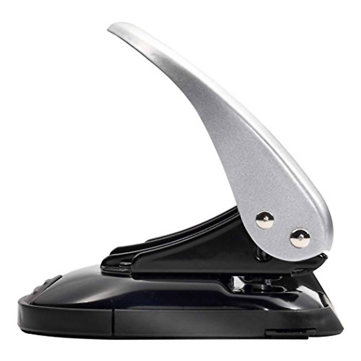 Bostitch Office EZ Squeeze Reduced Effort 2-Hole Punch, 20 Sheets, Locking Handle, Silver (2310)