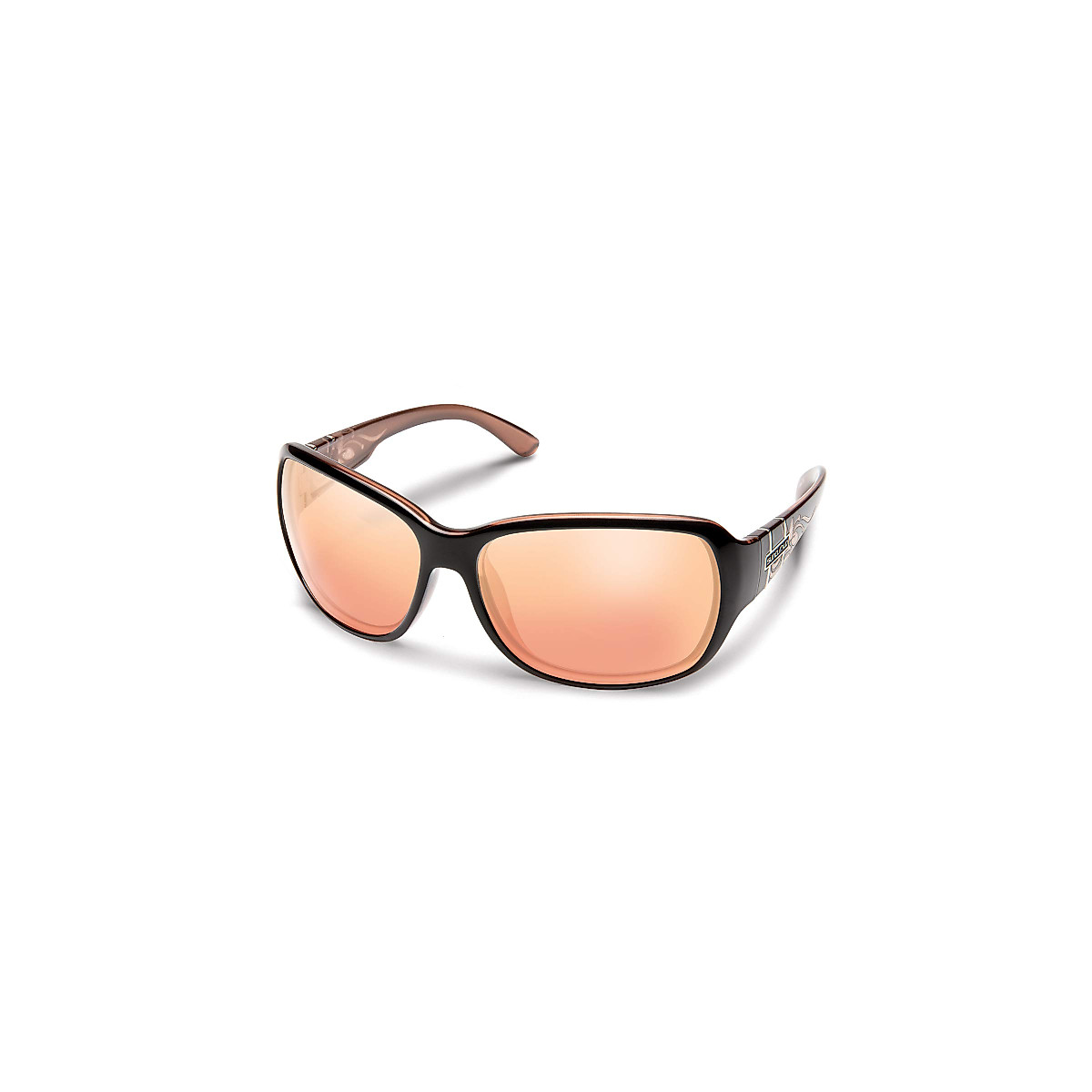 Suncloud Limelight Polarized Sunglasses, Rose Backpaint Laser/Polarized Pink Gold Mirror, One Size