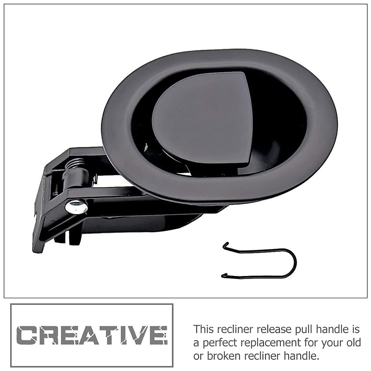 FOMIYES Sofa Chair 1 Set Chair Recliner Release Pull Handle Sofa Recliner Handle Release Handle Replacement Recliner Sofa Recliner Handle Replacement Lazy Sofa Plastic Metal Chair Cushion