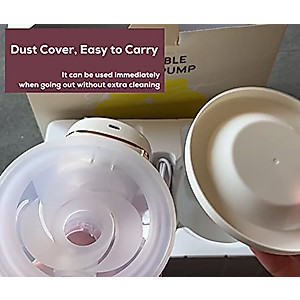 Wearable Breast Pump︱FDA Registered︱Safe, Efficient, and Comfortable︱Hands Free Breast Pump with 3 Modes & 9 Levels︱19/22mm Flange Insert︱2Pcs…