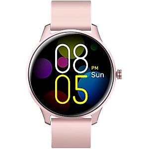 CUBOT Smart Watch, Fitness Tracker for Women, Full Screen Smartwatch with Heart Rate Monitor, Sleep Tracker, IP68 Waterproof Activity Tracker with Pedometer, Fitness Watch for Android and iOS, Pink