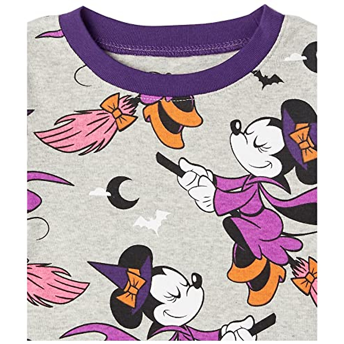 Amazon Essentials Disney | Marvel | Star Wars Toddler Girls' Pajama Set (Previously Spotted Zebra), Minnie/Halloween, 4T