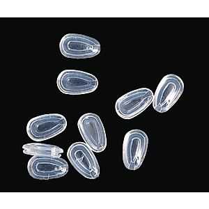 Lot of 3 Pairs NicelyFit Clear Nose Pads for Oakley Eyeglass Frames Keel Tincan Tinfoil Tailpin Caveat Feedback Holbrook Metal Tailback etc