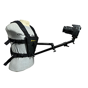 Glide Gear SNC100 Video Camera Snorricam 3rd Person DSLR Vest Hands-Free Front and Rear Body Camera Mount Harness - 1.5kg Payload - Ideal for POV and Third-Person Shooting Angles