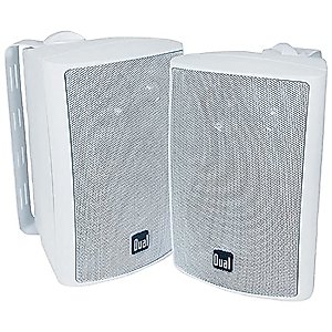 Dual Audio LU47PW 4 3-Way Indoor/Outdoor Speakers (White)