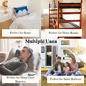 Cot Sheet 30" x 80" x 9" for Camping - 2 Piece Cot Fitted Sheet - Narrow Twin/Camp Rvs Bunk/Guest Beds/Camping Cot/Travel Trailers/Spilt Queen Bed, White Solid