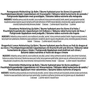 Burt's Bees Bee Mine Lip Balm Gift Set, Strawberry, Dragonfruit Lemon, Pomegranate and Watermelon, 4 Personalized Lip Balms, Pack May Vary