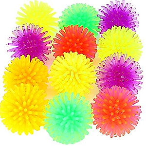 1205 Spike Ball Small Bird Parrot Toy Part Craft Parrot cage Toys Cages Hedge Plastic (Pack 12)