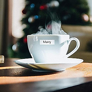 3 Pack 18mm + 4 Pack 12mm Replacement for Brother P-Touch Label Tape TZe-231 TZe-241 12mm 0.47 Inch / 18mm 3/4 Inch Laminated Black on White for PT D210 H100 1280 1230PC, 26.2 Feet 8m, 7-Pack