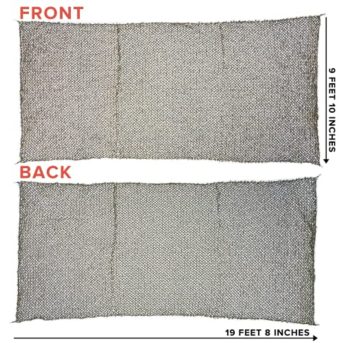 CamoSystems Specialist Series Camouflage Ultra-Lite, Military & Bulk Netting, Mesh Netting Optional, Large, 7'10" x 19'8", Woodland