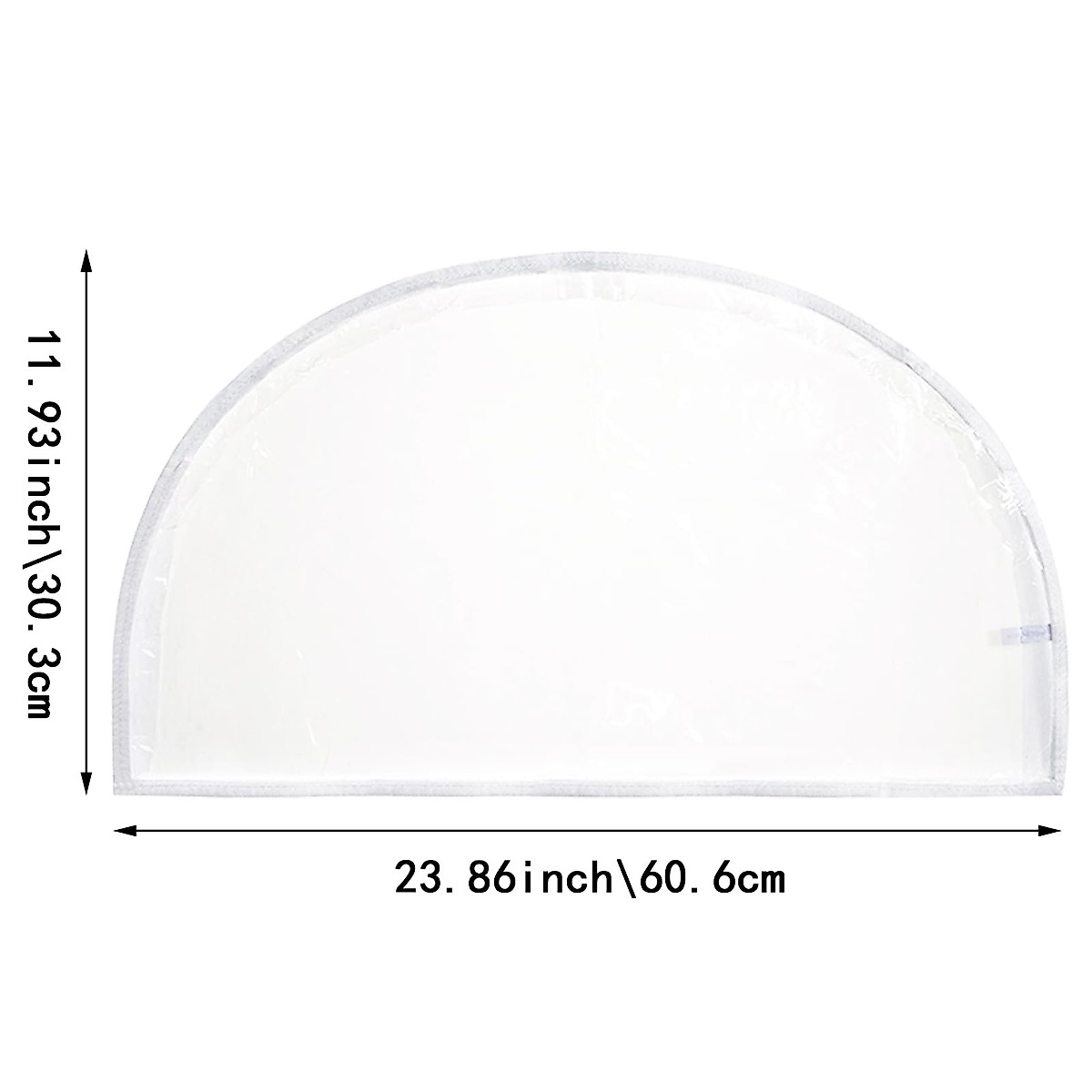 5 PACK Clear Clothing Hanger Shoulder Covers, Shoulder Cover for Clothes Closet Bulk clothes for Hanging Clothes, Suit, Coats, Jackets, Dress Open Closet Storage