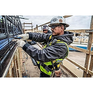 Dickies Men's Dri-Tech Legacy Moisture Control Crew Socks Multipack, Hi-Vis Orange Black (6 Pairs), Medium