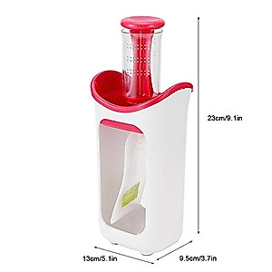 Squeeze Station, Pouch Filling Station for Homemade Babies and Toddlers Semi-Solid Food Portable Puree Squeezer Tool Consisting Subpackage Bag
