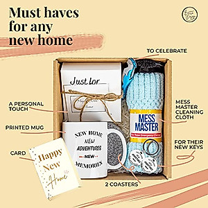 BECTA DESIGN Housewarming Gifts For New Home - Packed With New House Gift Ideas And New Apartment Essentials - The Perfect Moving Gifts For Couples Or Individuals Making The Big Move (6 Piece Bundle)