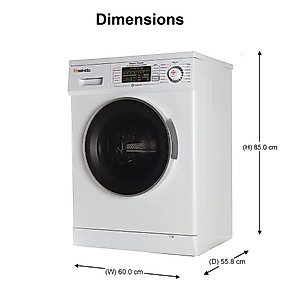 Sekido Pro Compact 110V Vented/Ventless 13 lbs Combo Washer Sensor Dry 1200 RPM (White)