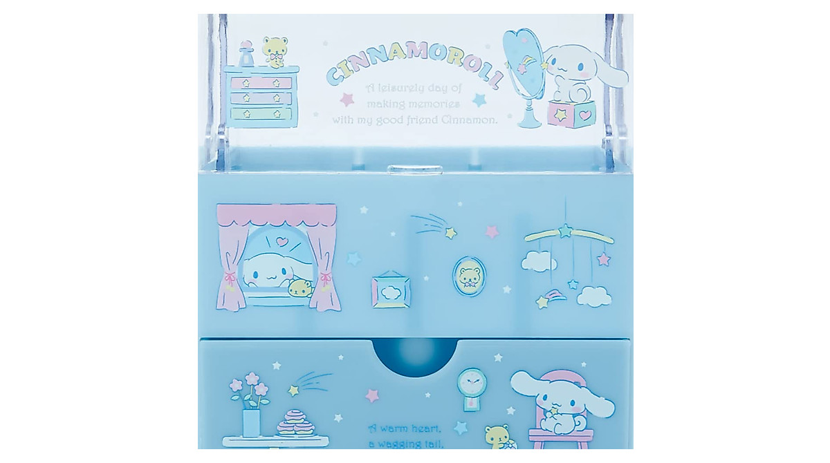 Cinnamoroll Cosmetic & Storage Case with Lid - SANRIO