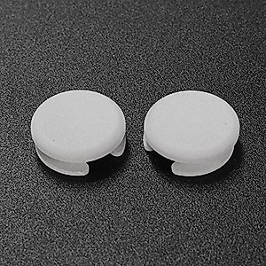 Replacement 3D Analog Joystick Thumb Button Stick Cap Cover Grips for 3DS LL / 3DS XL（White）