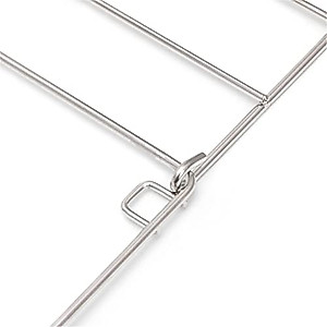 SLSFJLKJ Desktop Stainless Steel Folding Towel Drying Rack Bathroom Kitchen Organizer Stand Laundry Shelf Drain Holder